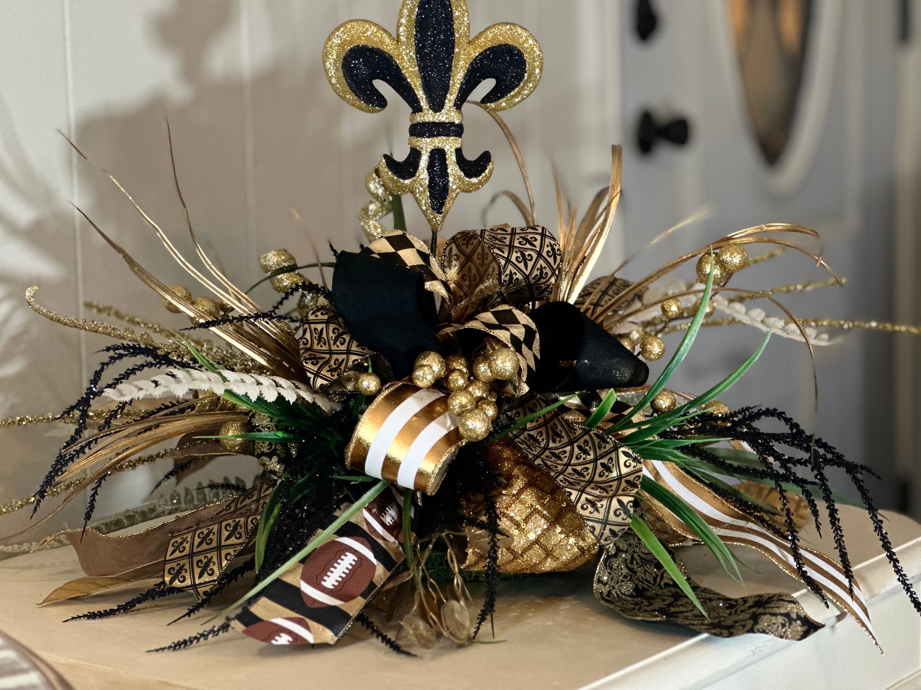 New Orleans Saints Table Arrangement - Etsy