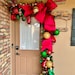 9' Door Garland With Oversized Bow and Jewel Accents - Etsy