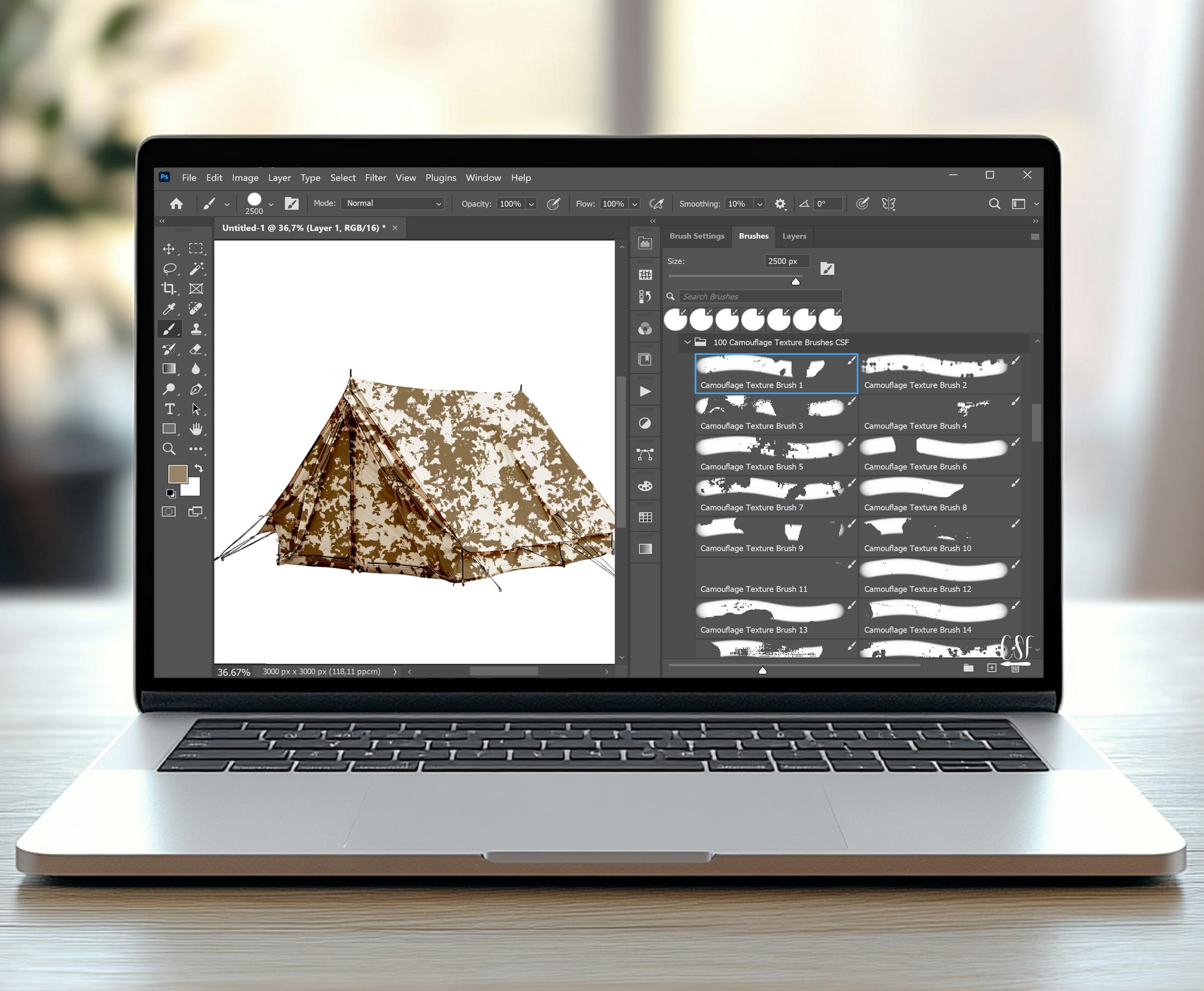 100 Photoshop Camouflage Texture Brushes, Military Texture, Army ...