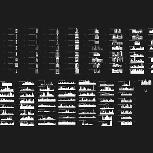 130 Procreate City Skyline Stamp Brushes, City Skyline, City Skyline ...