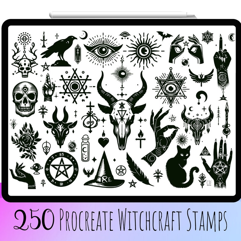 Witch Stamp - Etsy