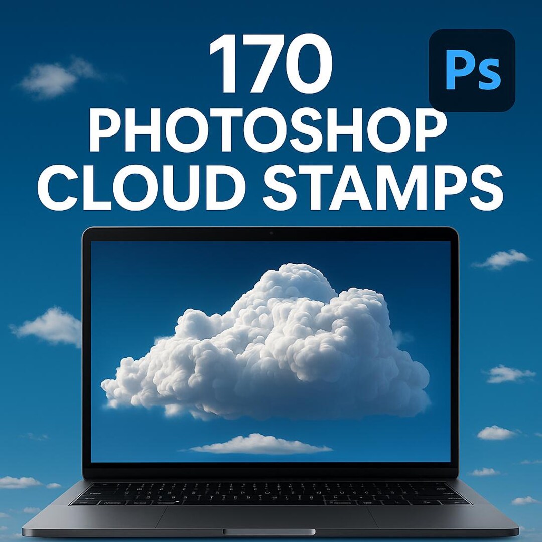170 Photoshop Cloud Stamps for Realistic Sky Effects, Digital Art ...