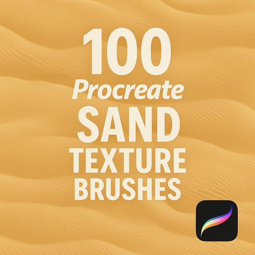 100 Realistic Sand Texture Procreate Brushes, Procreate Desert, Desert Texture, Dunes Procreate ...