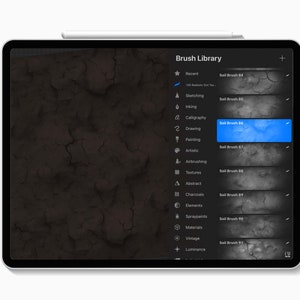100 Realistic Soil Procreate Brushes, Ground Procreate, Soil Brushset ...