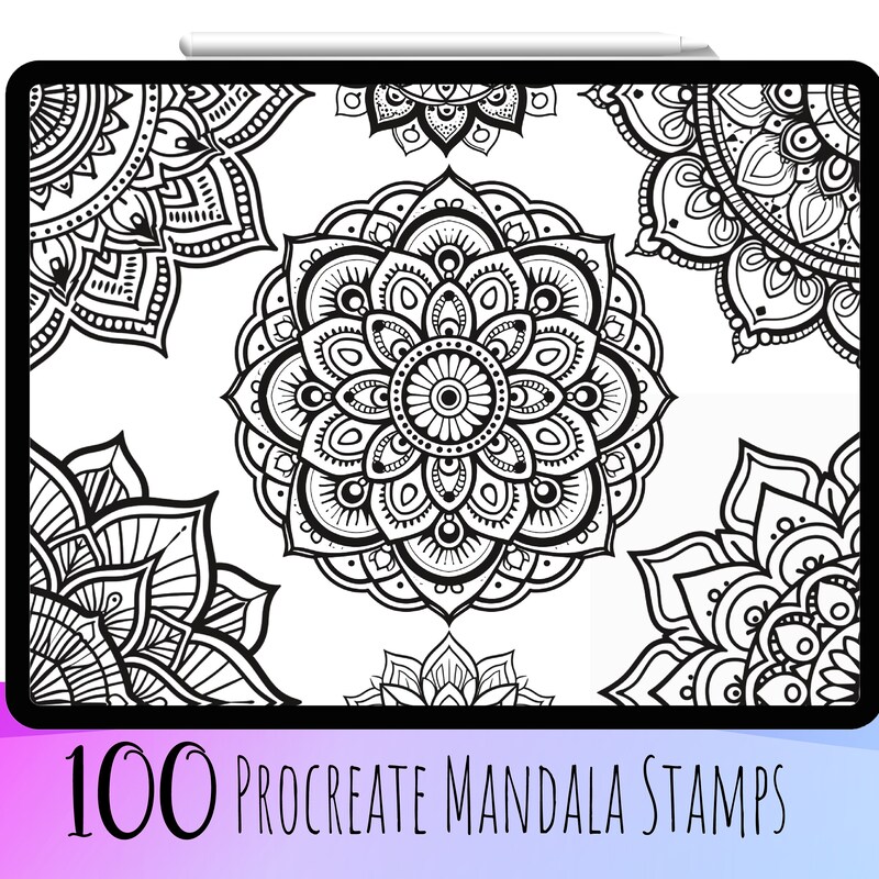 Mandala Stamp - Etsy