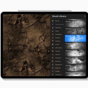 100 Realistic Mud Procreate Brushes,procreate Mud,procreate Ground ...