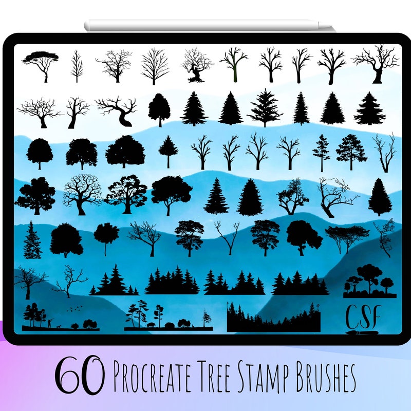 Tree Stamp - Etsy