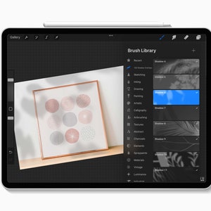 100 Procreate Shadow Stamp Brushes, Shadow Stamp Set, Shadow Brushes, Window Shadow Procreate ...