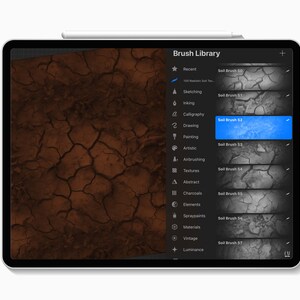 100 Realistic Soil Procreate Brushes, Ground Procreate, Soil Brushset ...