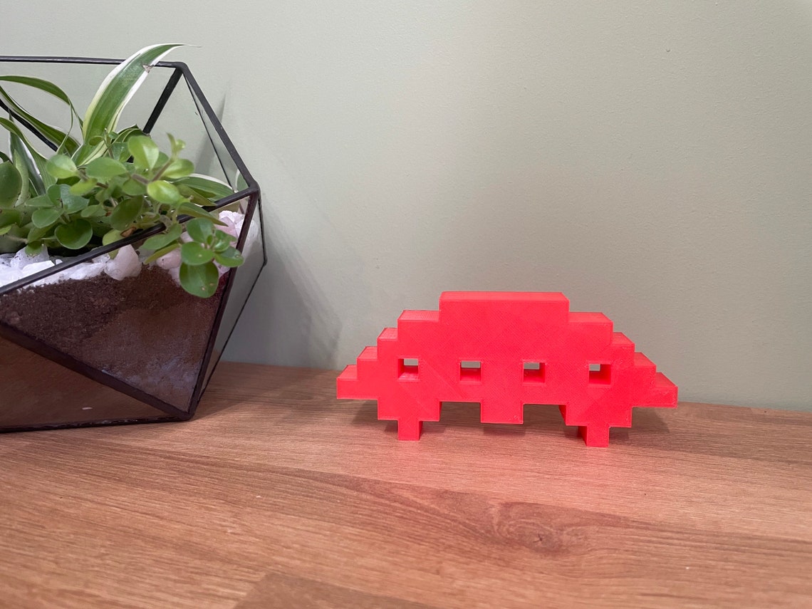 Space Invaders 3D Printed Figures Retro Gaming - Etsy UK