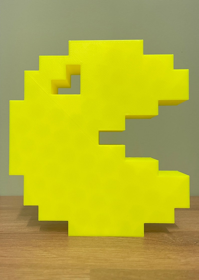 Pac Man Retro Gaming 3D Printed - Etsy UK