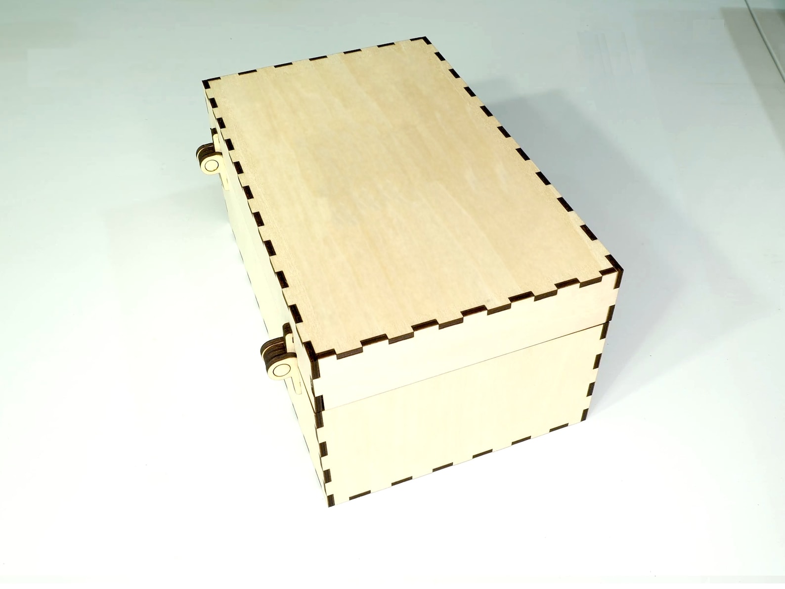 Laser Cut Hinged Box Plans and Digital Files | SVG PDF DXF - Etsy