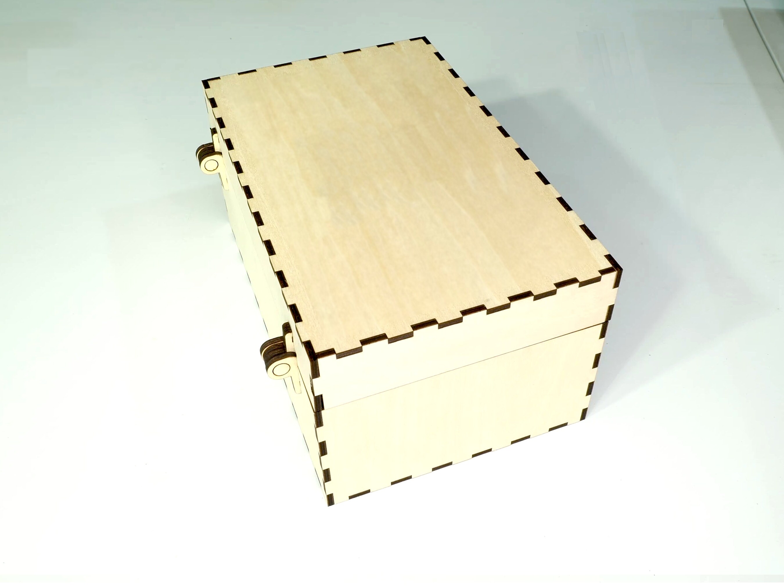 Laser Cut Hinged Box Plans and Digital Files | SVG PDF DXF - Etsy