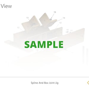 Combined Spline & Box Joint Jig - Build Plans - Etsy