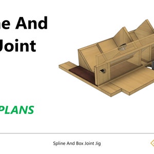 Combined Spline & Box Joint Jig - Build Plans - Etsy