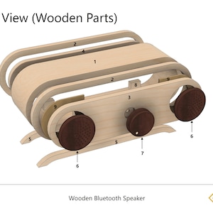 Wooden Bluetooth Speaker Build Plans (woodwork and Electronics) - Etsy