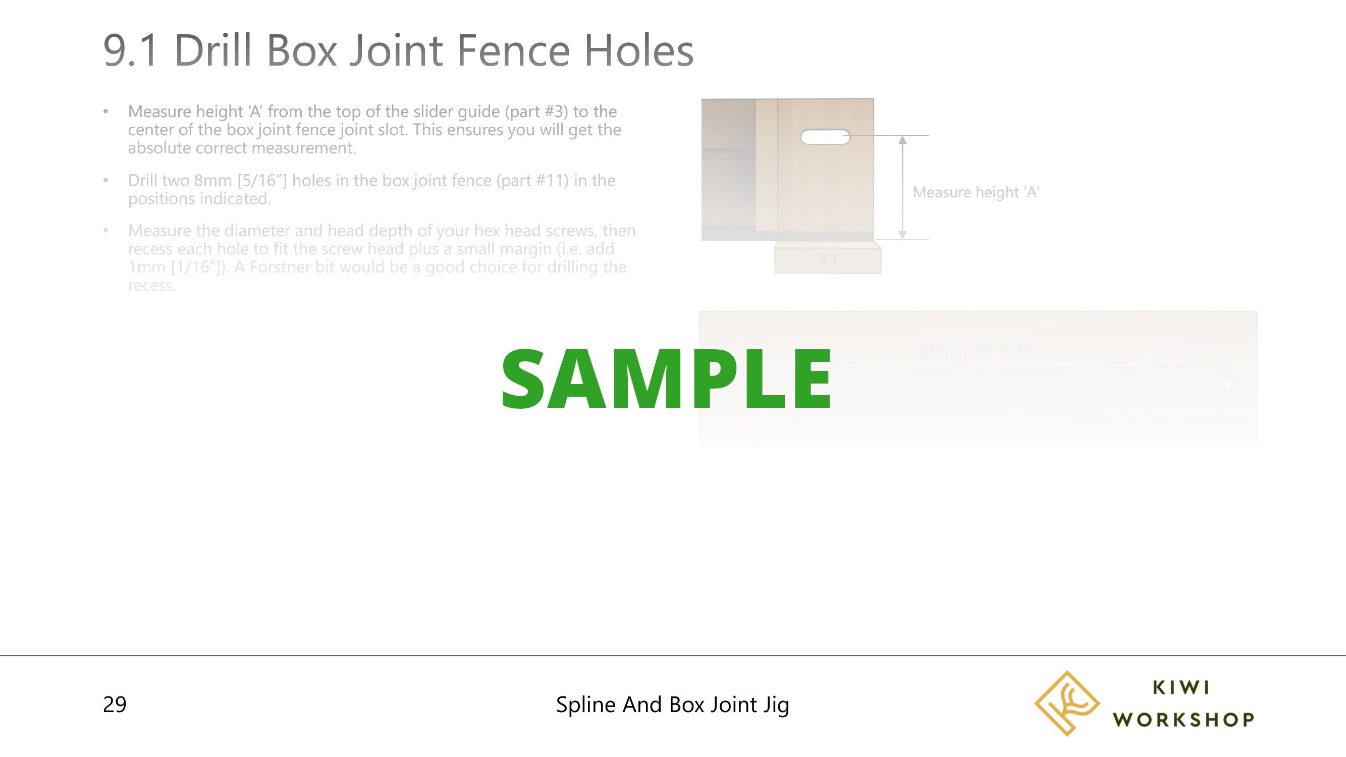 Combined Spline & Box Joint Jig - Build Plans - Etsy