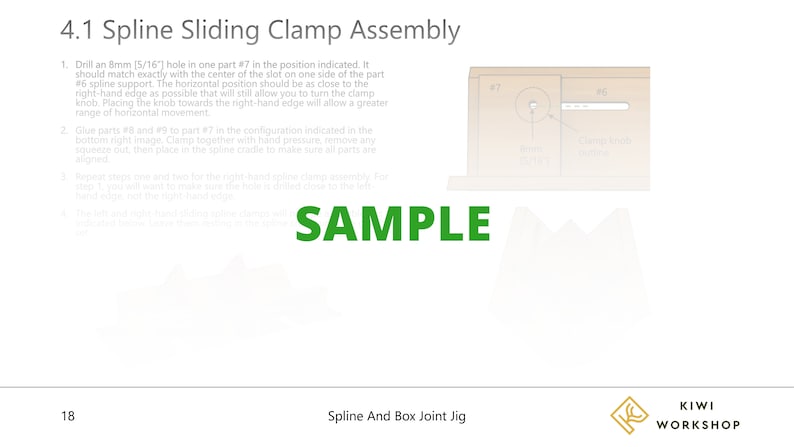 Combined Spline & Box Joint Jig - Build Plans - Etsy