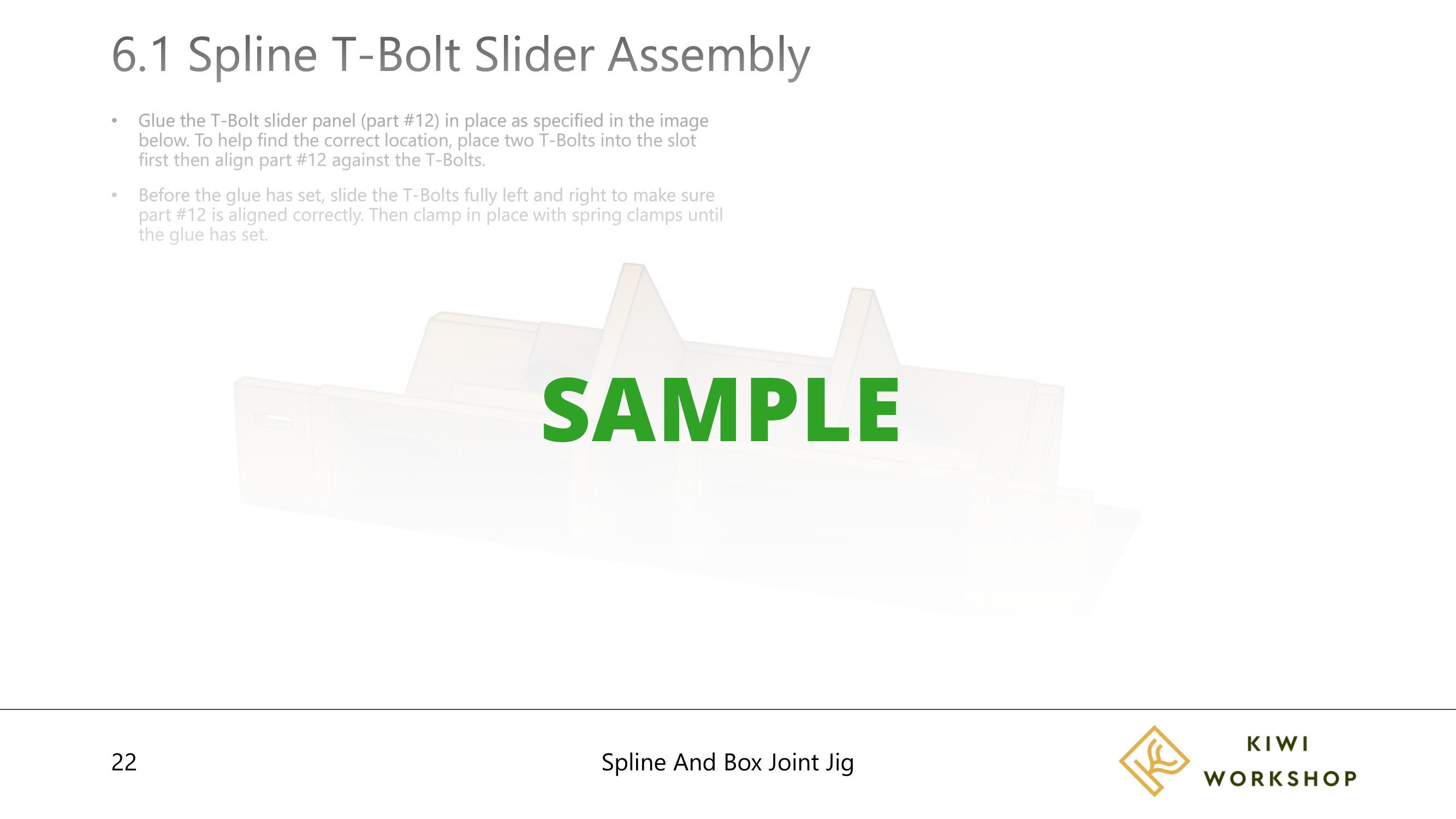 Combined Spline & Box Joint Jig - Build Plans - Etsy