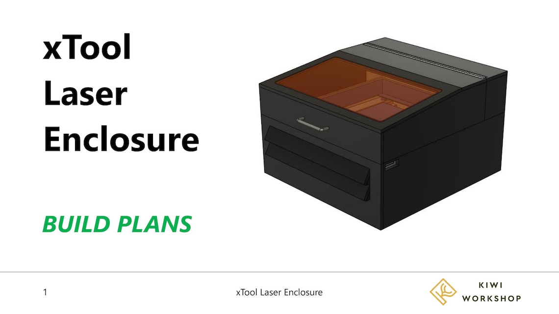 Xtool Laser Enclosure With Smoke Extraction - Build Plans - Etsy