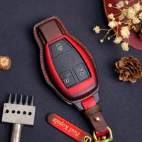 Mercedes Gle-class Leather Key Fob Case for GLE 350, Gle 450, Amg Gle ...