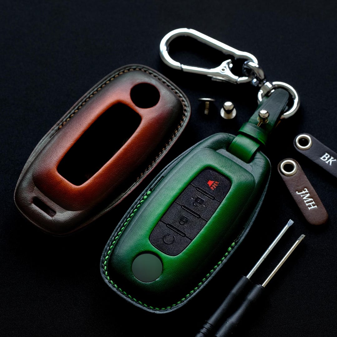 Nissan Pathfinder Key Fob Cover, Personalized Leather Key Case for ...