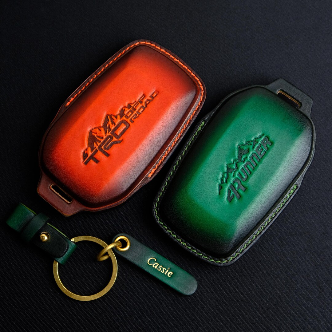 Fit for 4runner Trd Pro Sr5 Premium Sport Limited Leather Key Fob Cover ...
