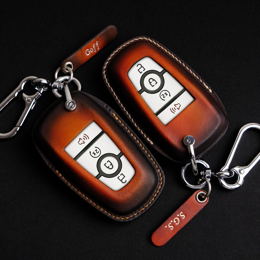 Customized Logo Bronco, Key Fob Cover Ford Bronco Sport 4 Buttons, Ford ...
