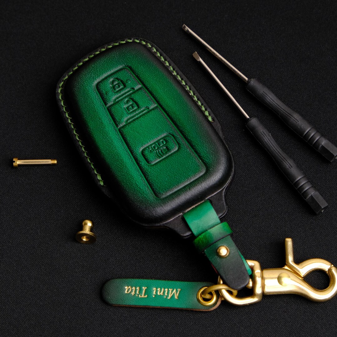 Handcrafted Leather Key Fob Cover for Toyota 4runner, Toyota 4runner ...
