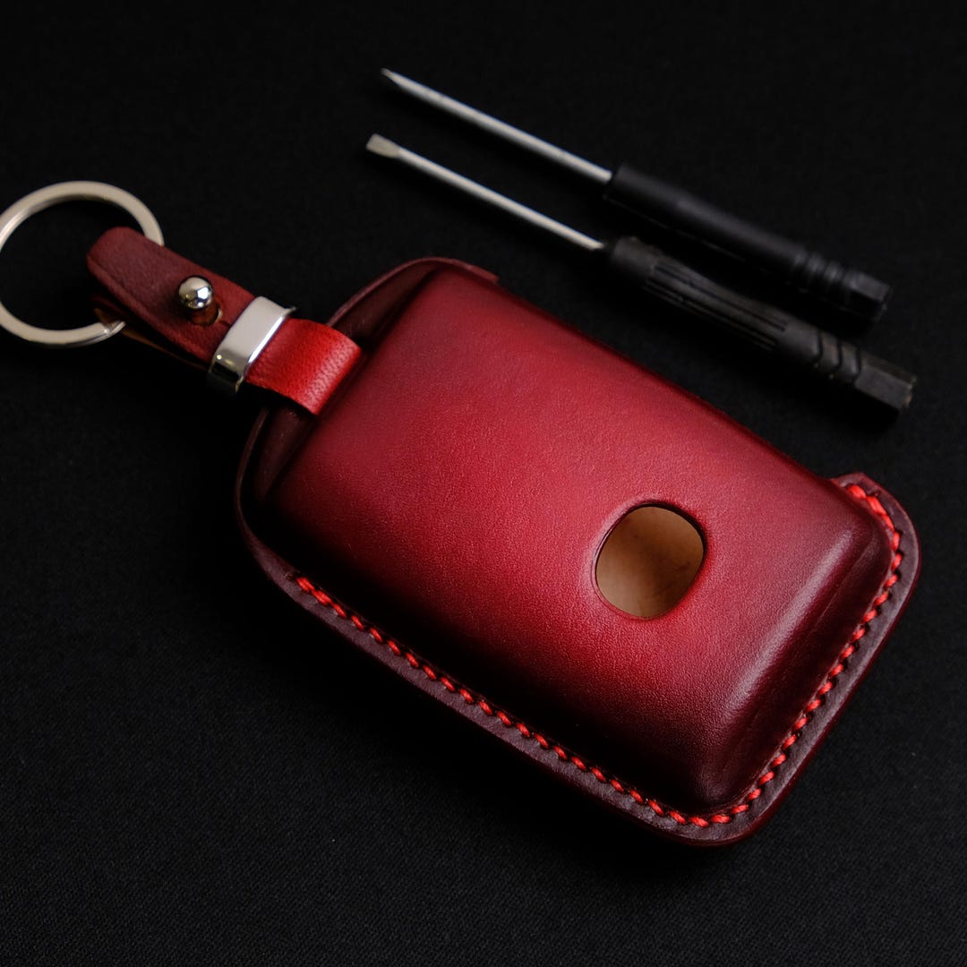 Leather Key Fob Cover for Mazda MX-5, Mazda MX-5 Key Fob Cover, Mazda ...