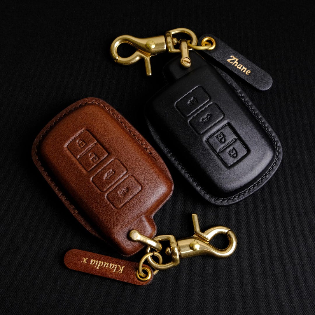 Toyota Avalon Leather Key Fob Cover, Custom Key Case for Avalon, Camry ...