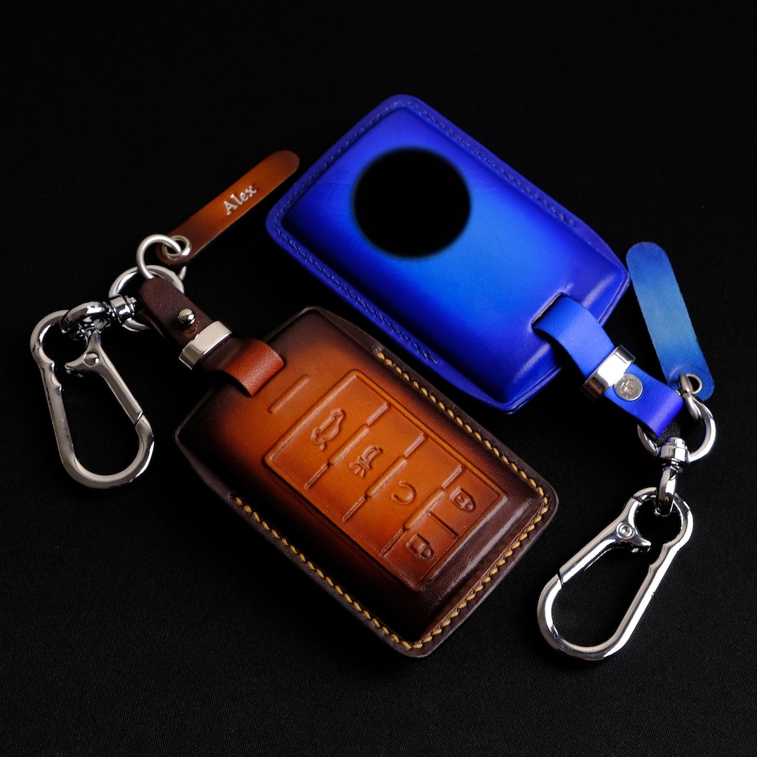 Cadillac STS Key Fob Cover, Custom Leather Key Case for CTS ATS Fob ...