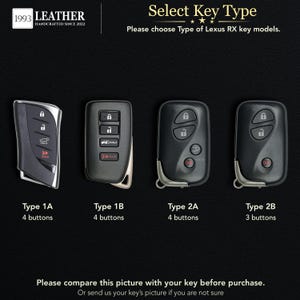 Personalized Leather Key Fob Cover for Lexus RX, Lexus Key Case RX350 ...