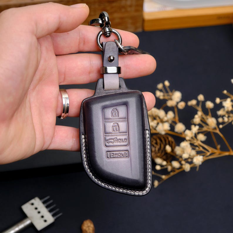 Acura MDX Leather Key Fob Cover, Handcraft Key Case for Acura Rdx Zdx ...