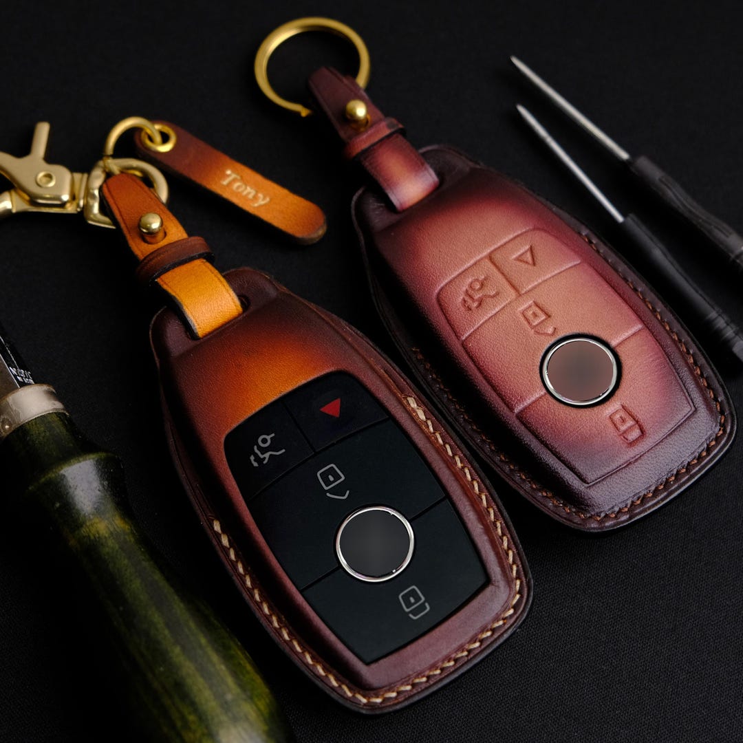 Mercedes GLC - Class Key Fob Cover, Leather Key Fob Cover for Mercedes ...