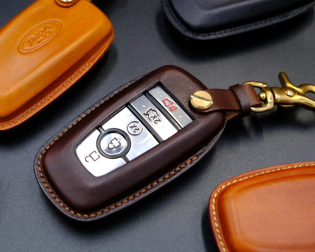 Ford F-series 5 Button Key Fob Cover, Ford F-series Key Case, Handcraft ...