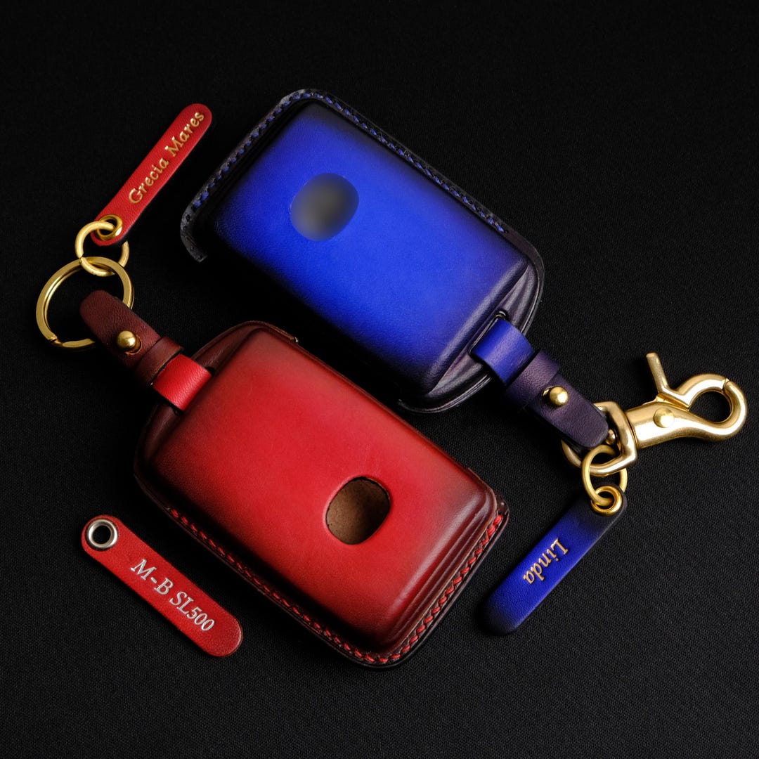 Mazda MX-5 Key Fob Cover (patina), Custom Leather Key Case for Mazda 3 ...
