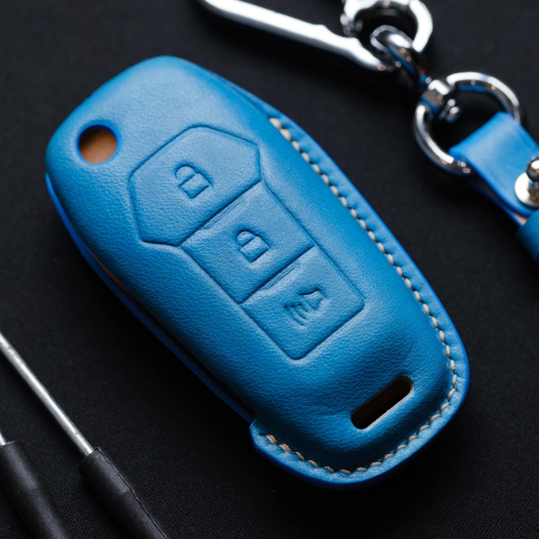 Ford Ranger Key Fob Cover, Leather Key Case for Ford F150 F250 F350 ...