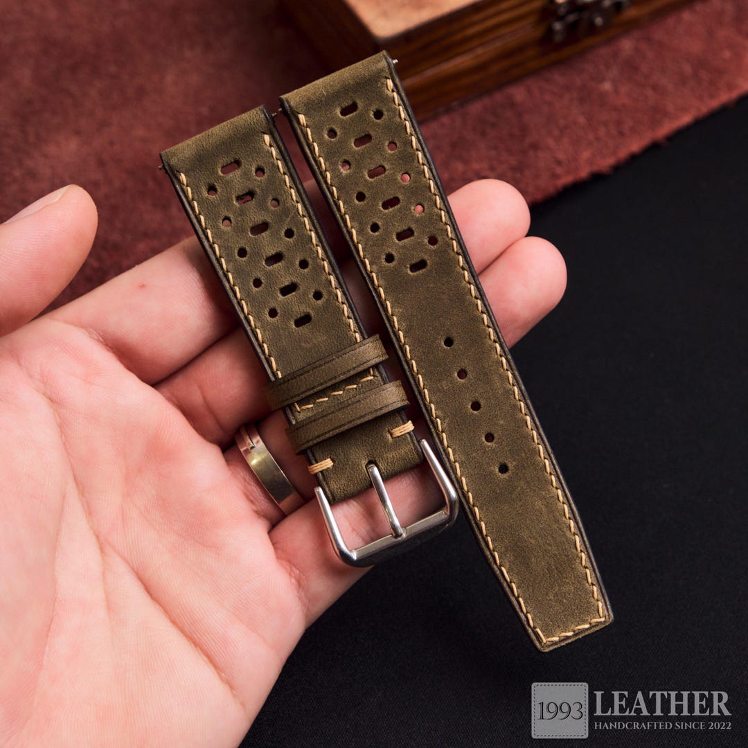 Leather Watch Band Strap Custom Size 22mm 21mm 20mm 19mm 18mm, Choice ...