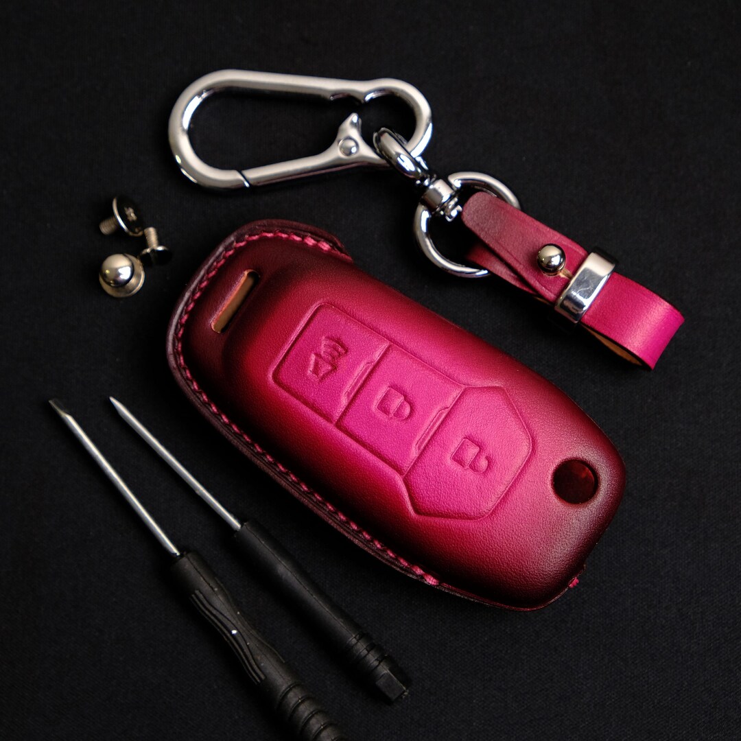 Leather Key Case for Ford Ranger, Custom Smart Key Cover, Ford Key ...
