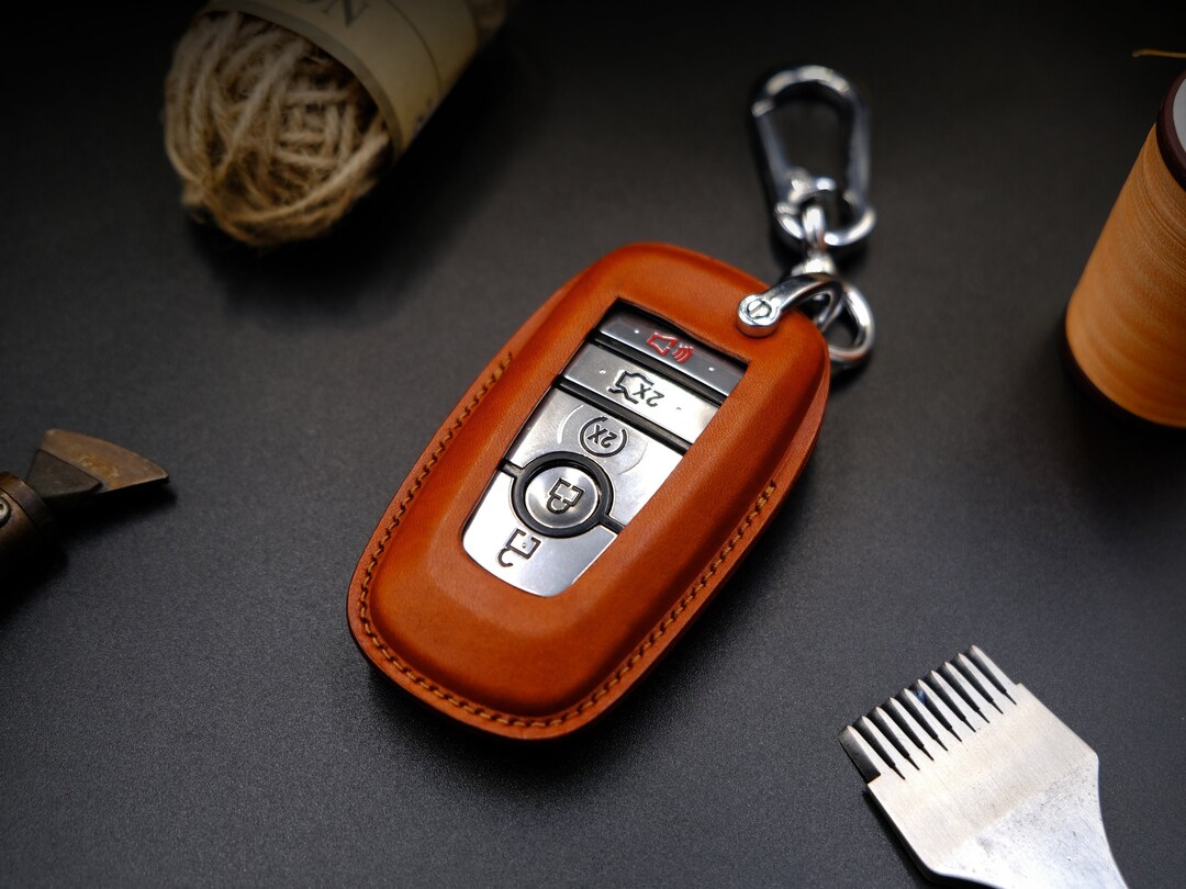 Leather Key Fob Cover for Lincoln Aviator Corsair 2020-2022, Key Fob ...