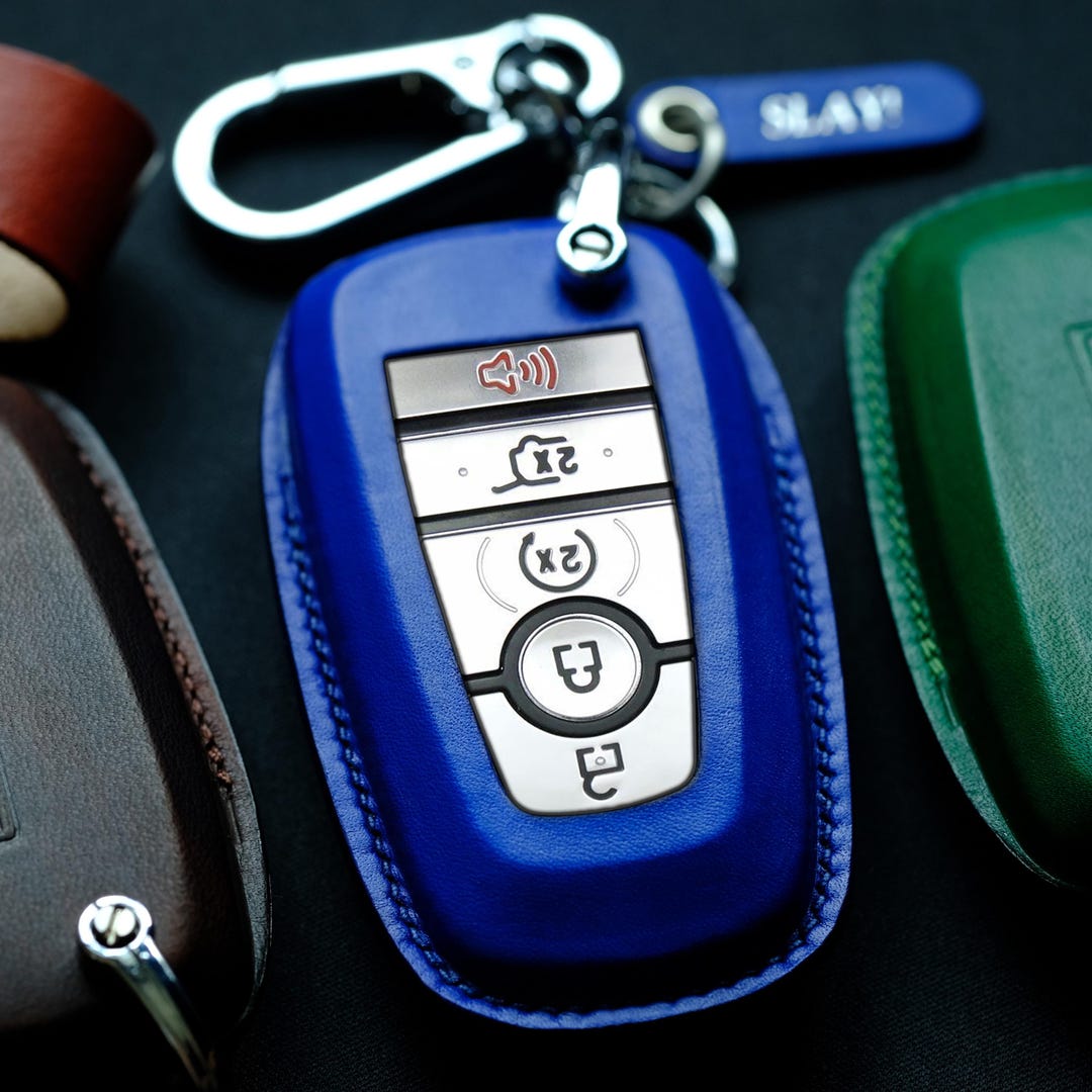 Leather Key Case for Ford Bronco... Bronco Key Case, Ford Key Fob Cover ...