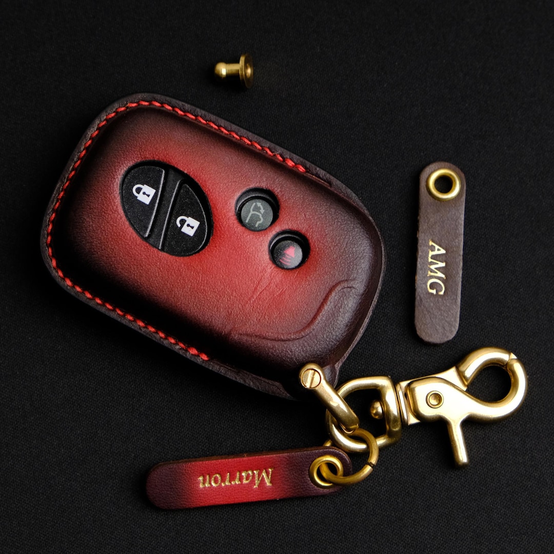 Lexus GX Key Fob Cover, Leather Key Case for GX460 GX470 GX550 ...