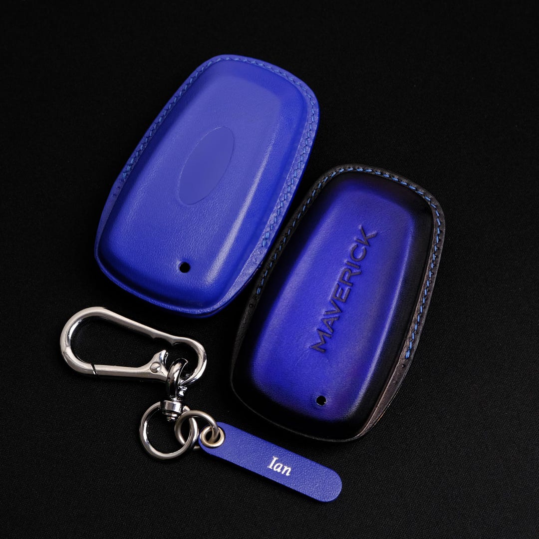All Ford Maverick Leather Key Fob Cover for XL XLT Lariat Tremor ...