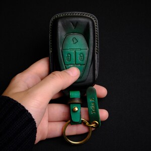 Vinfast VF E34 Key Fob Cover, Vinfast Key Case, Leather Car Key Fob ...