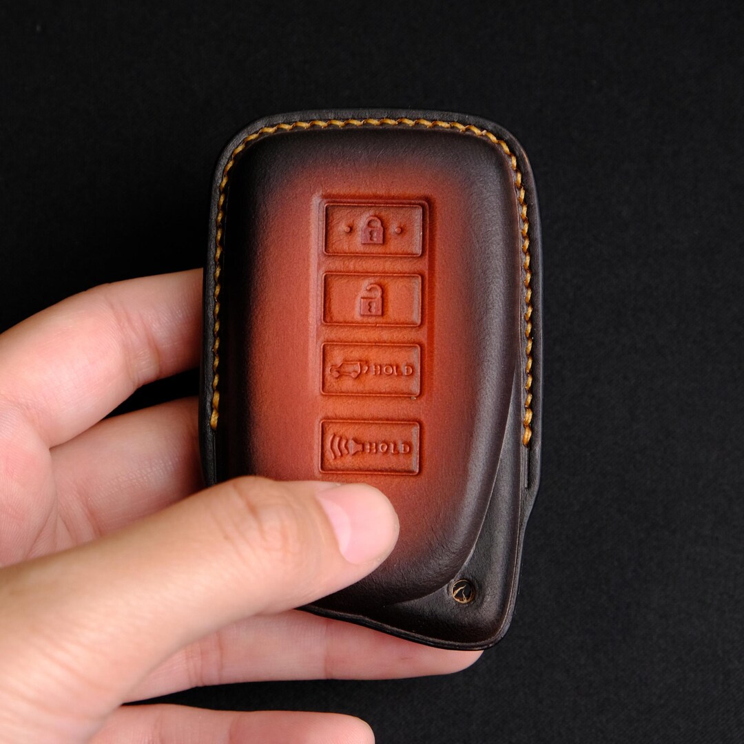 Leather Key Fob Cover for Lexus RX, Leather Key Case for Lexus RX 350 ...