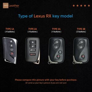 Personalized Leather Key Fob Cover for Lexus RX, Lexus Key Case RX350 ...