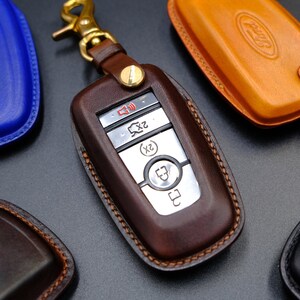 Ford F-series 5 Button Key Fob Cover, Ford F-series Key Case, Handcraft ...