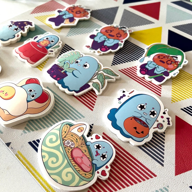 Silly Cute Ghost Sticker | Cute Ghost Stickers | Halloween Sticker ...