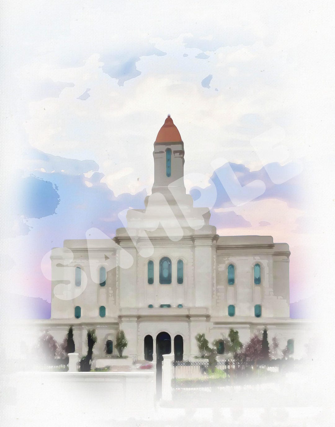 Deseret Peak Utah Temple LDS Latter Day Saint Temple Tooele Temple Wall ...